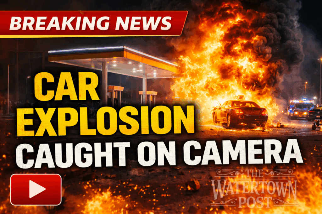 BREAKING: Vehicle Explodes at Outer Coffeen Street Gas Station Near I-81